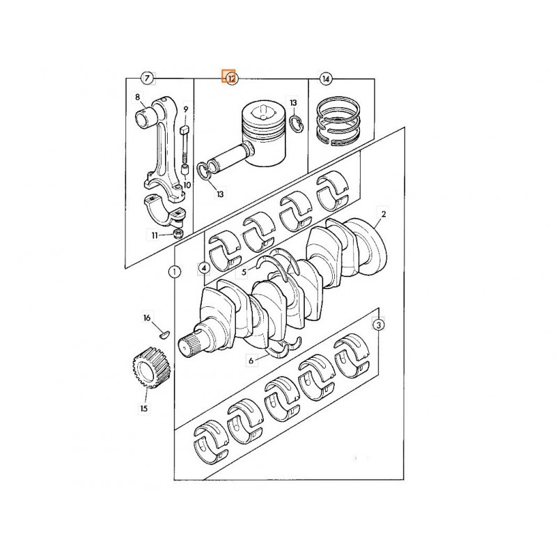 Piston JCB 3CX - fara segmenti | Team Utilaje - Comanda Piese Utilaje ...